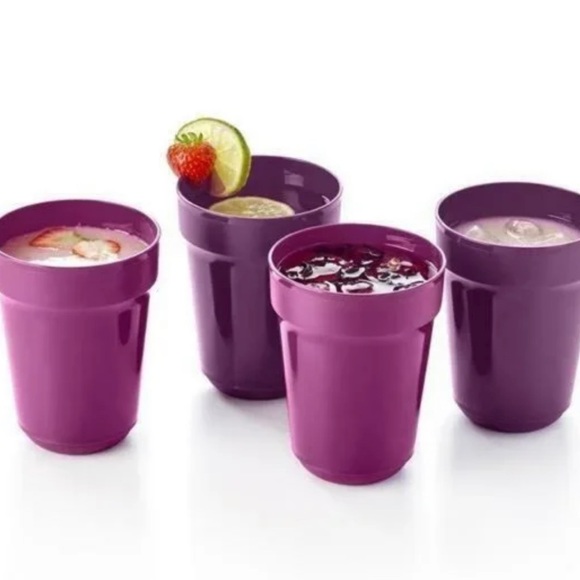 Tupperware | Dining | New Set Of 4 Tupperware Aloha Tumblers | Poshmark